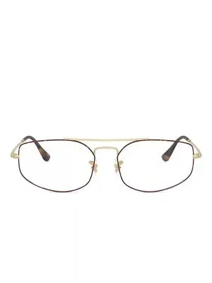 Ray-ban Explorer Geometric-frame Glasses - Brown