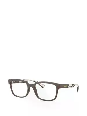 Burberry Check-print Rectangle-frame Glasses