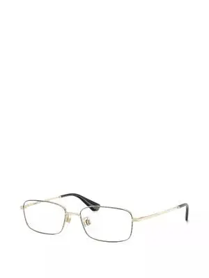 Burberry Rectangle-frame Glasses - Gold