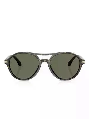 Giorgio Armani Round-frame Sunglasses - Brown