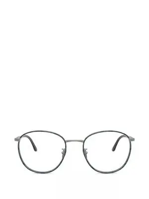 Giorgio Armani Round-frame Glasses - Grey