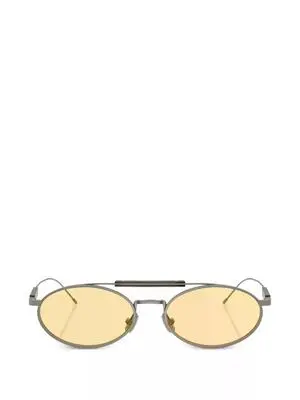 Brunello Cucinelli Oval-frame Sunglasses - Silver