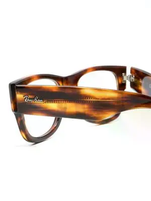 Ray-ban Tortoiseshell-effect Square-frame Glasses