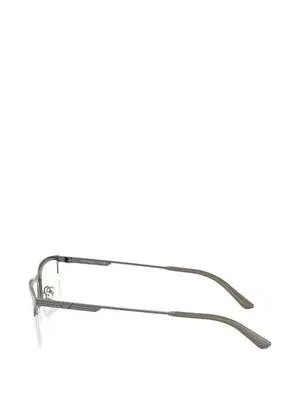 Emporio Armani Rectangle-frame Glasses - Grey