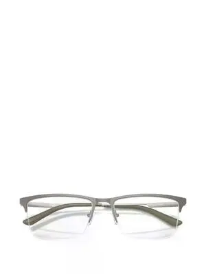 Emporio Armani Rectangle-frame Glasses - Grey