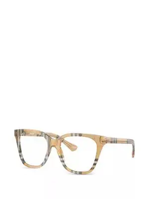 Burberry Check-pattern Square-frame Glasses