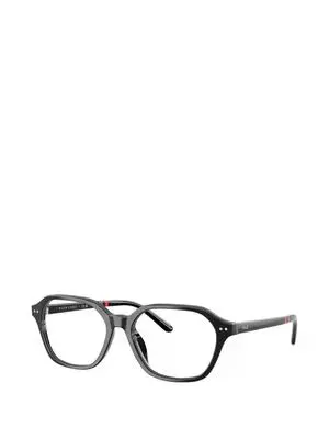 POLO RALPH LAUREN EYEWEAR Shiny Rectangle Glasses