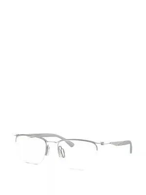 Ray-ban Rectangle-frame Eyeglasses - Silver