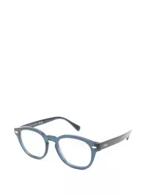 POLO RALPH LAUREN EYEWEAR Round-frame Glasses - Blue