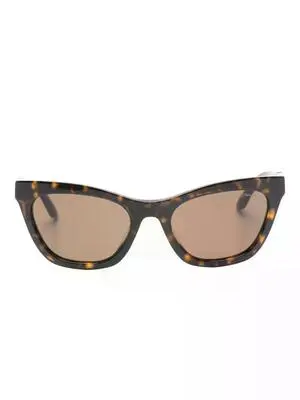 Emporio Armani Geometric Logo Sunglasses - Brown