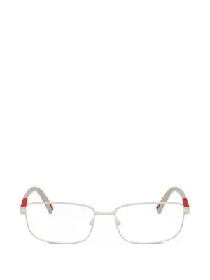 Prada Rectangle-frame Glasses - Silver