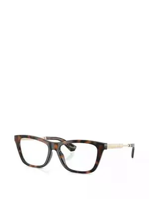 Burberry Dark Havana Rectangle-frame Glasses