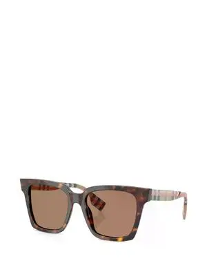 Burberry Havana Square Sunglasses