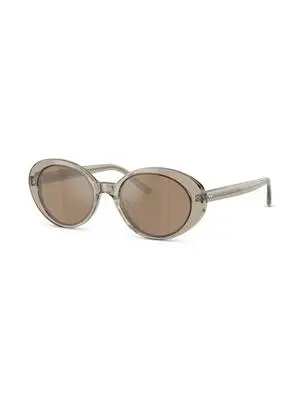 Oliver Spencer Transparent Round-frame Sunglasses - Green
