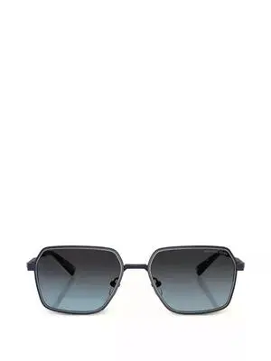 Michael Kors Dana Point Geometric-frame Sunglasses - Blue