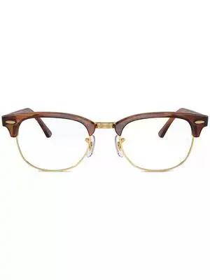 Ray-ban Clubmaster Glasses Brown