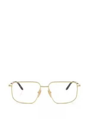 Prada Rectangle-frame Glasses - Gold