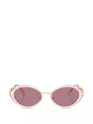 Michael Kors Key West Oval-frame Sunglasses - Pink