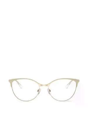 Emporio Armani Cat-eye Glasses - Gold