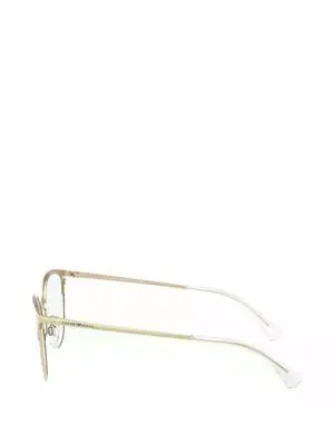 Emporio Armani Cat-eye Glasses - Gold