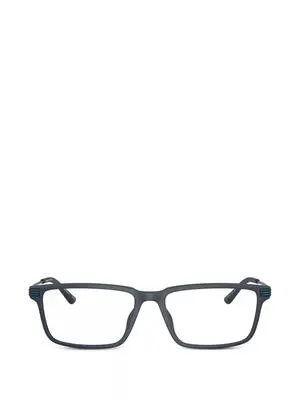 Emporio Armani Rectangle Glasses - Blue