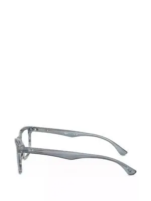 Ray-ban Striped Rectangle-frames Glasses