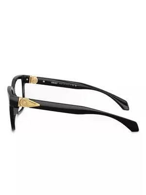 Versace Medusa-embellishment Square-frame Glasses