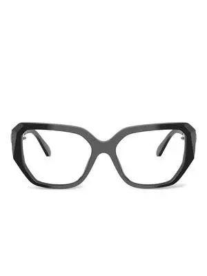 SWAROVSKI Sk2035 Geometric-frame Glasses - Black