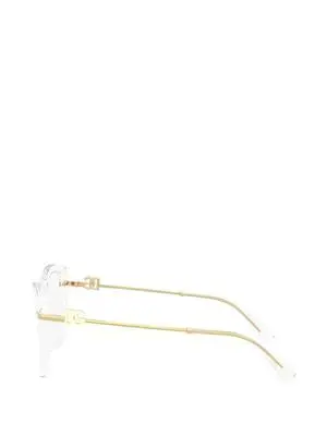 Dolce & Gabbana Logo-plaque Cat-eye Glasses