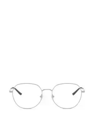 Emporio Armani Round-frame Glasses - Silver