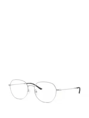 Emporio Armani Round-frame Glasses - Silver