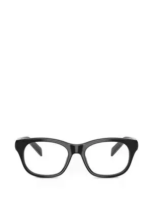 Prada Oval-frame Glasses - Black