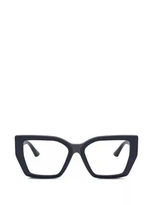 JIMMY CHOO Geometric-frame Glasses - Black