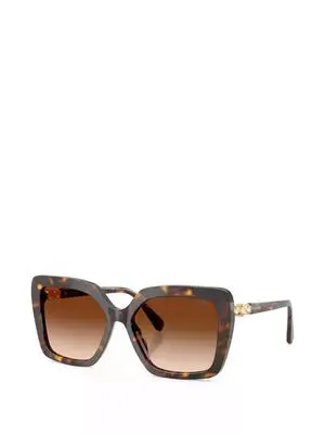 SWAROVSKI Crystal-embellished Square-frame Sunglasses