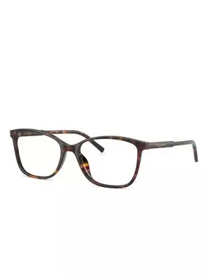 Dolce & Gabbana Dg3424 Rectangle-frame Glasses - Brown