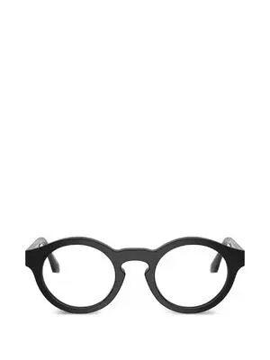 Giorgio Armani Round-frame Glasses - Black