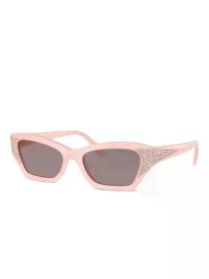 SWAROVSKI Crystal-embellished Cat-eye Sunglasses - Pink
