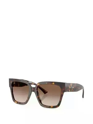 JIMMY CHOO Eli Square-frame Sunglasses - Brown