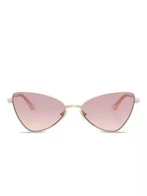 JIMMY CHOO Cat-eye Sunglasses - Gold