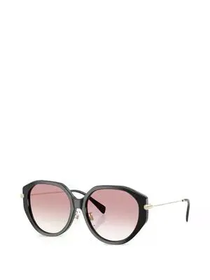 Michael Kors Jinan Geometric-frame Sunglasses - Black
