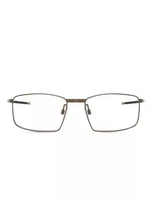 Oakley Burrow Rectangle-frame Glasses - Grey