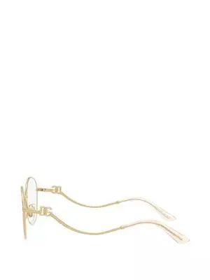 Dolce & Gabbana Round-frame Glasses - Gold
