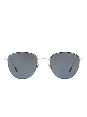 Giorgio Armani Round-frame Sunglasses - Silver