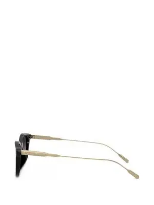 Moncler Lentis Geometric-frame Sunglasses - Gold