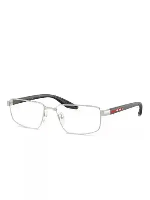 Prada Rectangle-frame Glasses - Silver