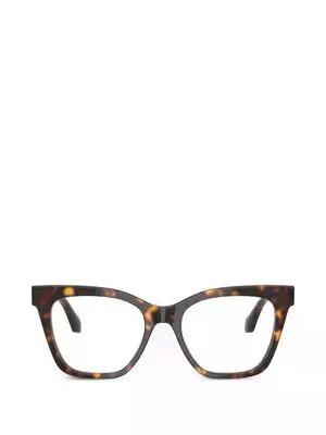 Giorgio Armani Square-frame Glasses - Brown