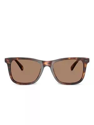 POLO RALPH LAUREN EYEWEAR Tortoiseshell Square Sunglasses - Brown