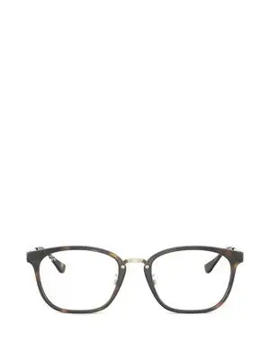 Ray-ban Havana Square Frame Glasses - Brown
