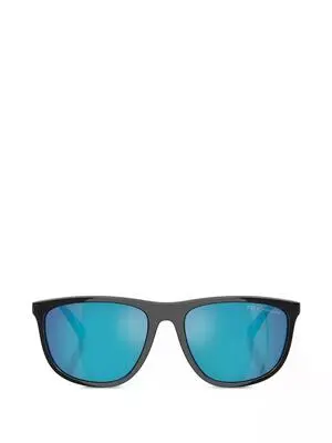 POLO RALPH LAUREN EYEWEAR Shiny Rectangle Sunglasses - Black