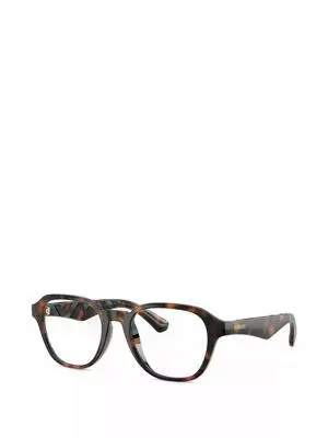 Burberry Tortoiseshell-effect Square-frame Glasses